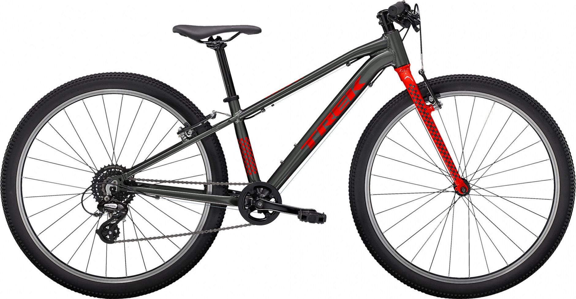 Trek Wahoo 26 Shimano Altus 8S Kid s MTB Black Red 2022 Alltricks