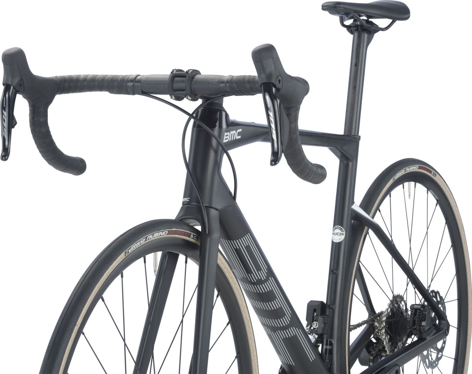 BMC Roadmachine Five Racefiets Shimano 105 Di2 12S 700 mm Carbon Grijs 2023 | Alltricks.nl