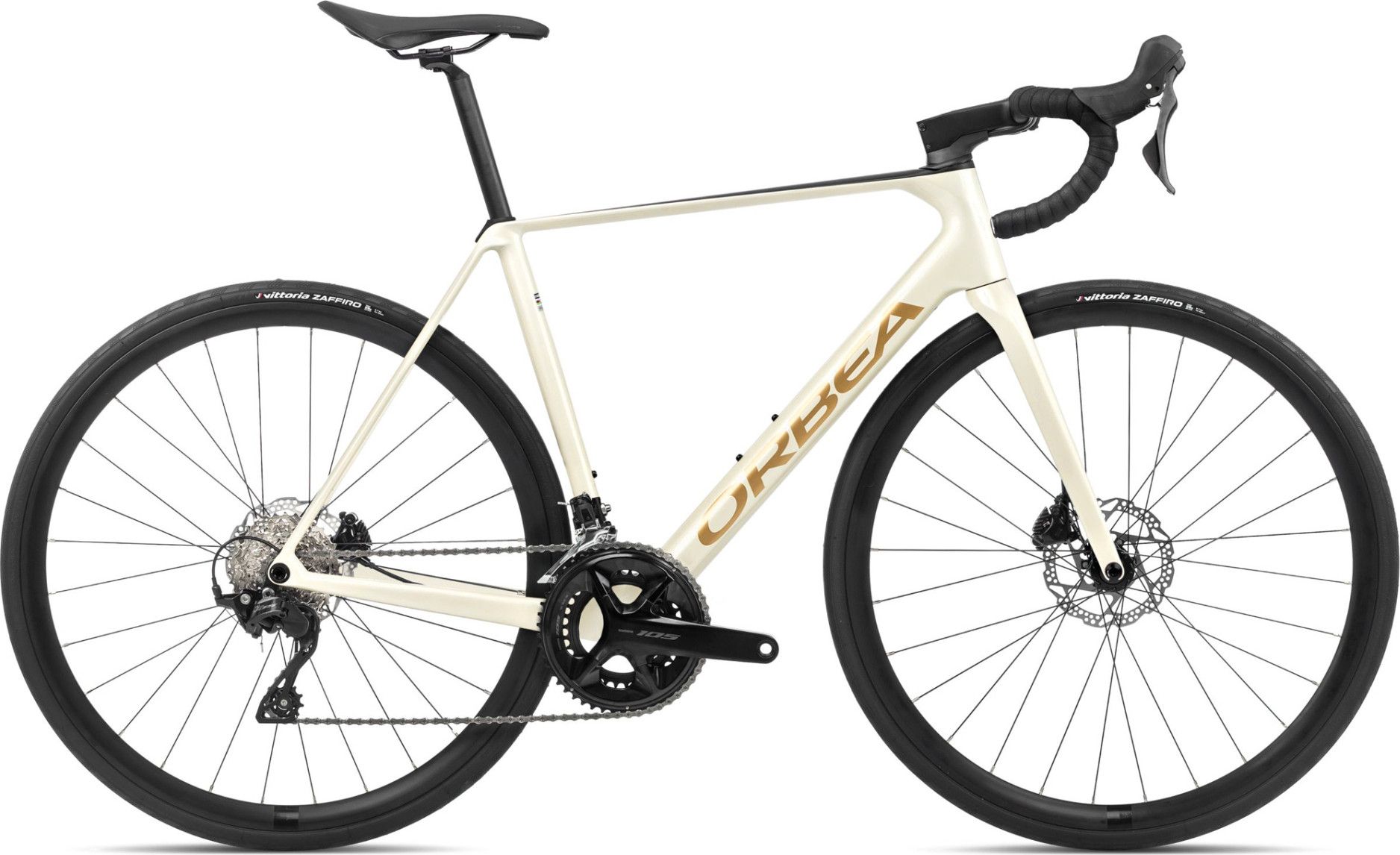 Orbea Orca M30 Road Bike Shimano 105 12S 700 mm Ivory White Burgundy Red 2024 Alltricks