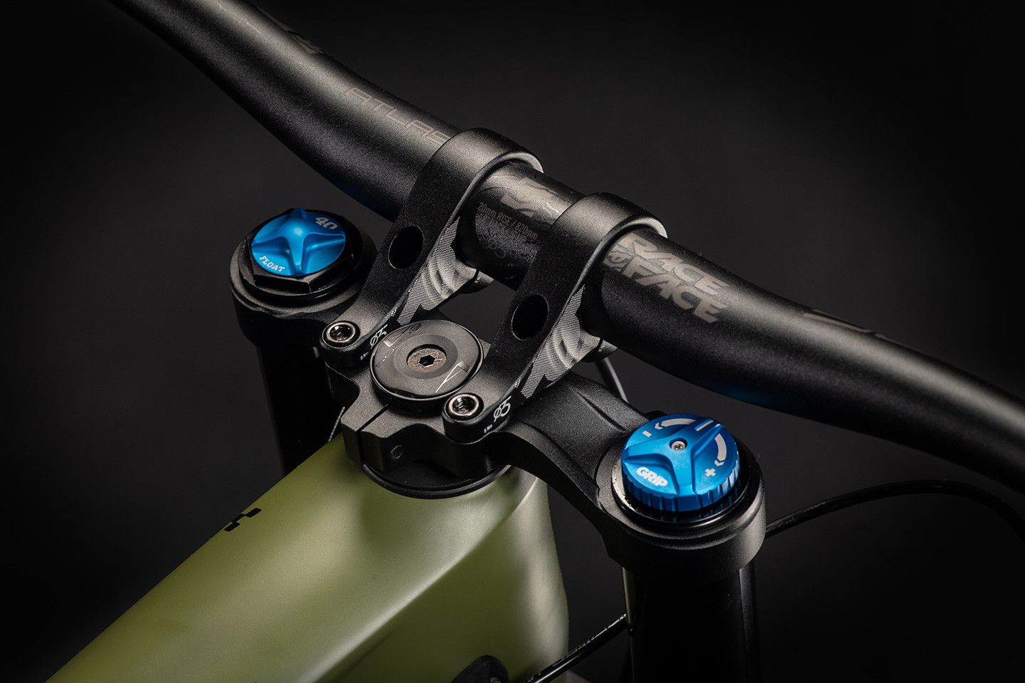 VTT Tout-Suspendu Cube Two15 HPC SL Sram GX DH 7V 29'' Vert Olive Gris ...