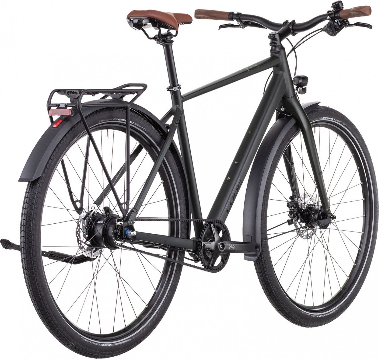 Vélo de Voyage Cube Travel Pro Shimano Nexus 8V Courroie 700 mm Noir ...