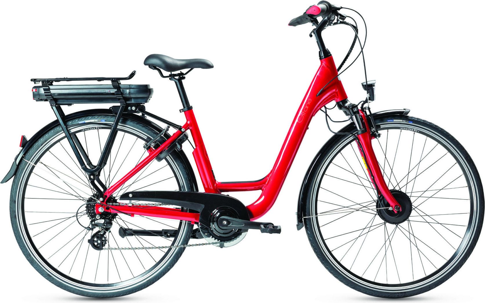 Bicicleta de ciudad eléctrica Gitane ORGANe-Bike Lady Shimano Tourney ...