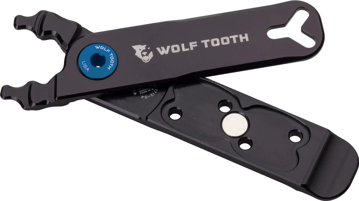 Wolf Tooth Pack Pliers Master Link Combo Pliers Multi Tool 4 Functions Black Blue Alltricks