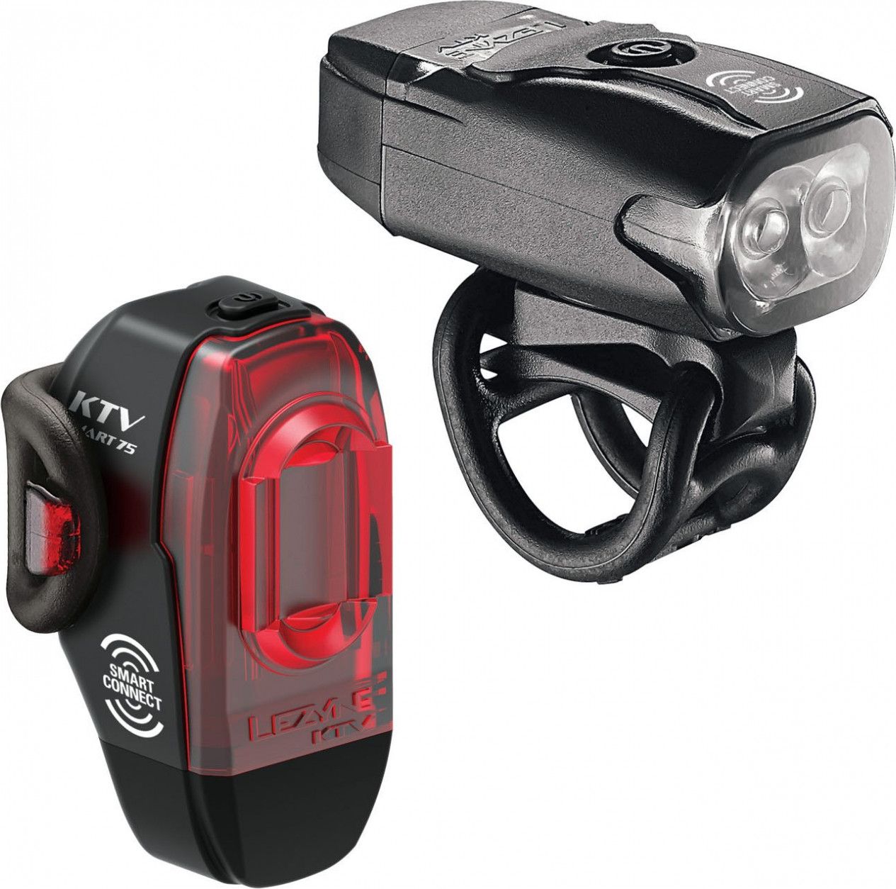 Lezyne KTV Pro Smart Pair Front Rear Lighting Black Alltricks