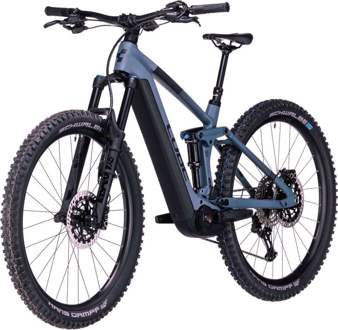 Cube Stereo Hybrid 140 HPC ABS 750 Electric Volledig geveerde MTB ...