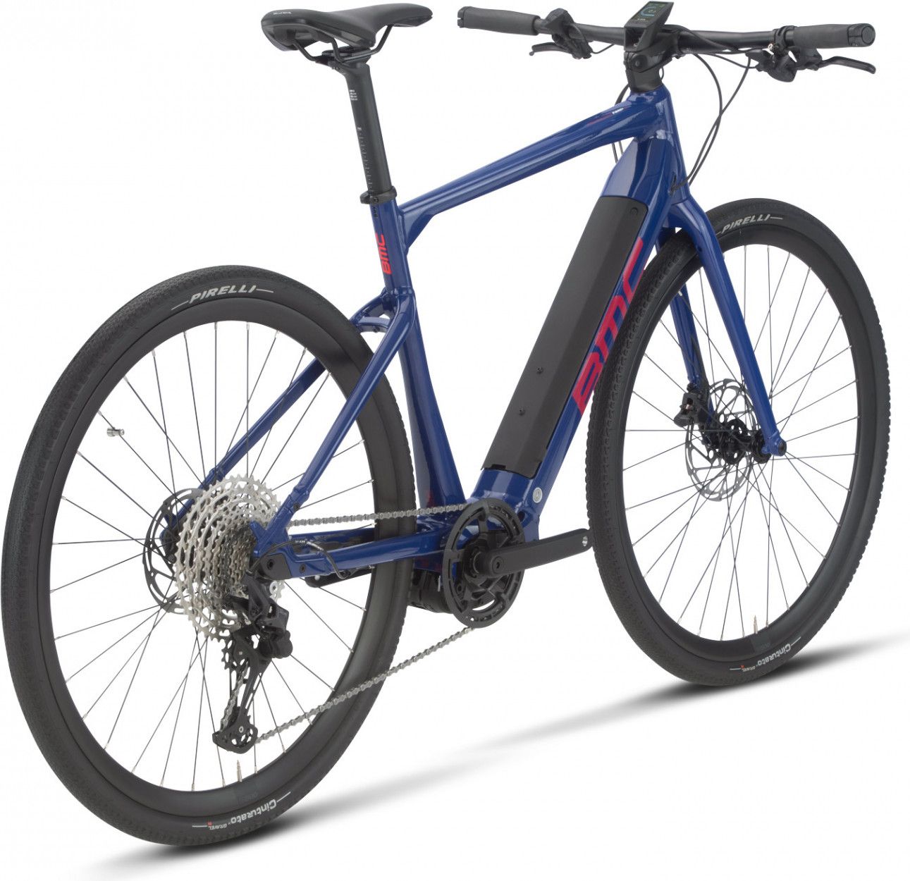 BMC Alpenchallenge AMP AL One Electric Fitness Bike Shimano Deore 11S 625 Wh 700 mm Ultramarine Blue Alltricks