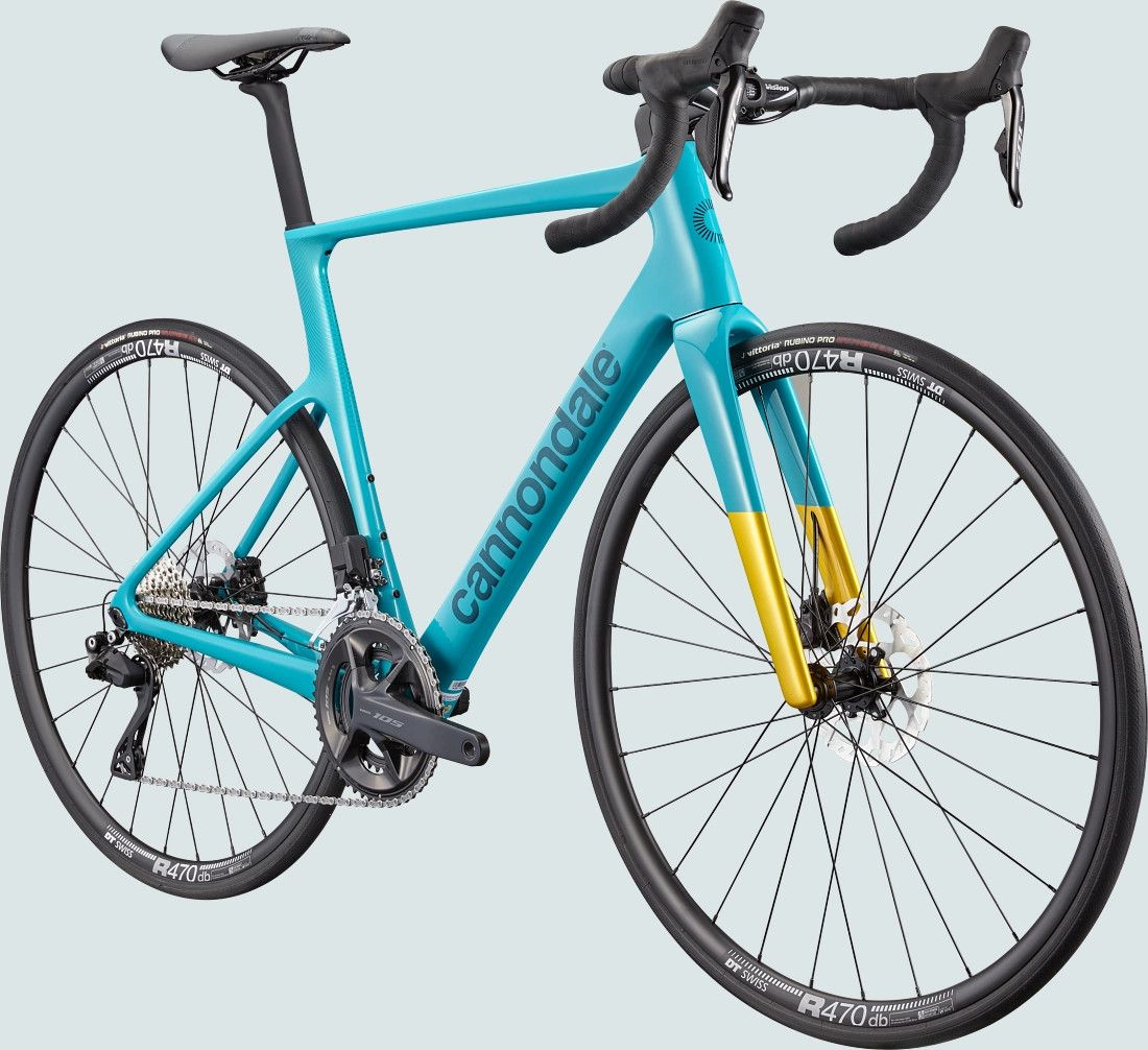 Vélo de Route Cannondale SuperSix Evo 3 Shimano 105 Di2 12V 700 mm Bleu ...