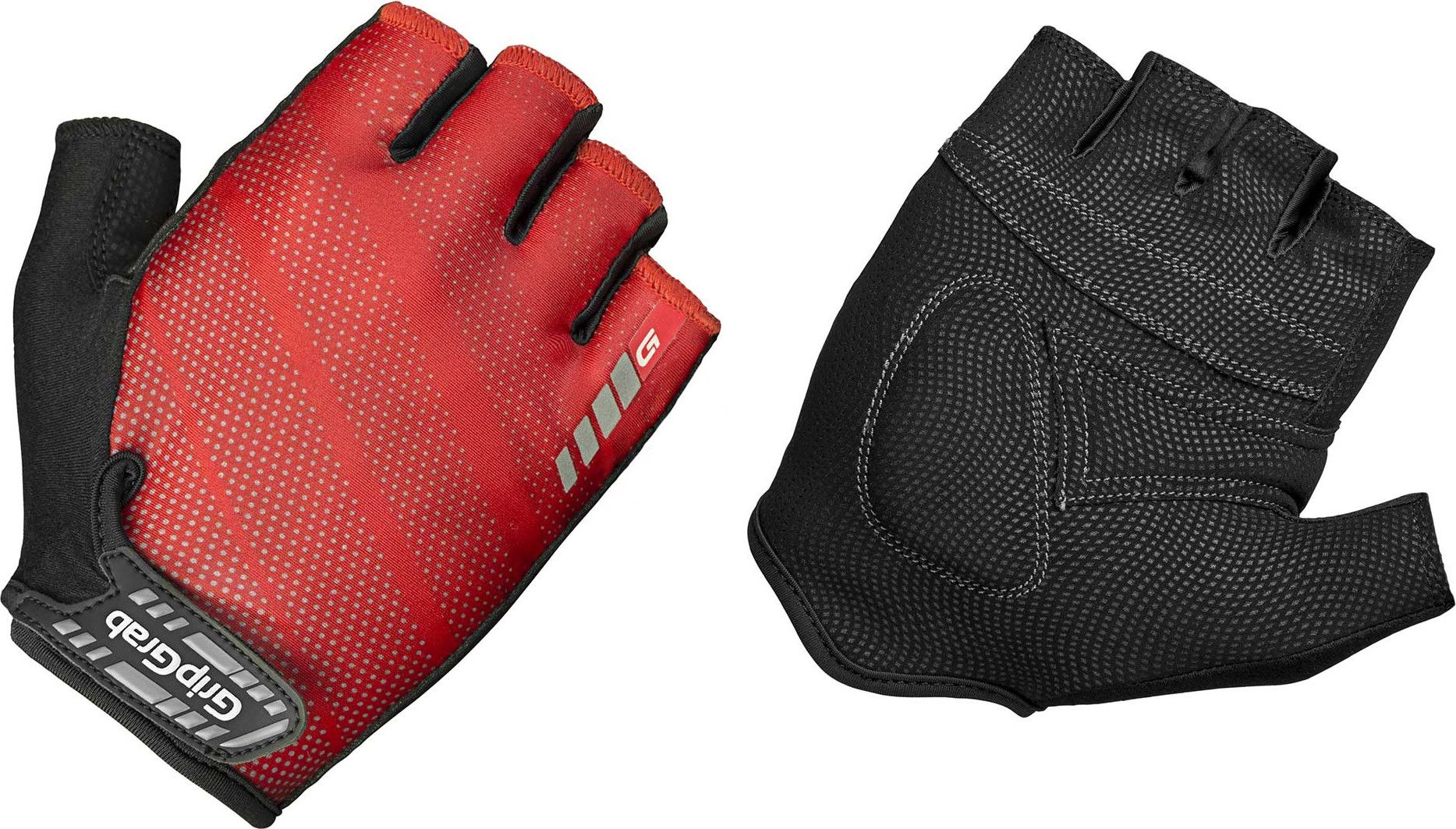 GripGrab Rouleur Short Gloves Red Black Alltricks