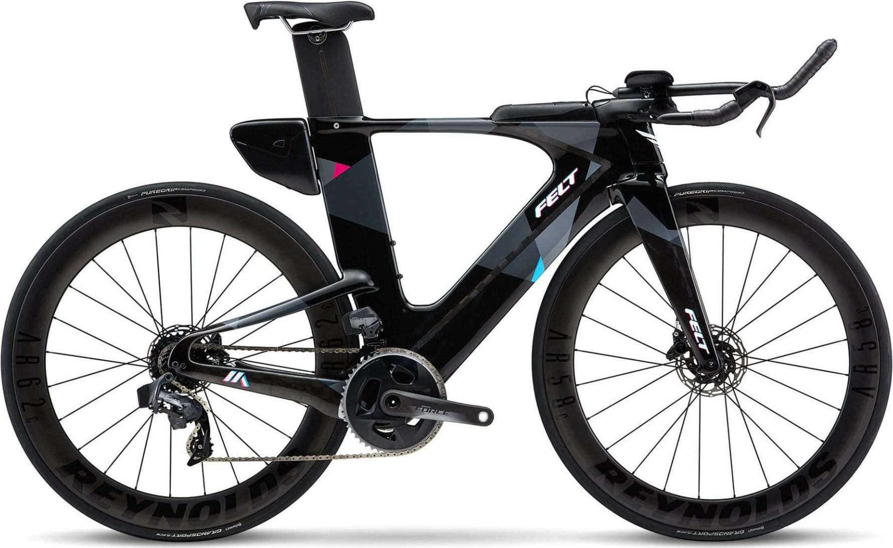 Vélo de Triathlon Felt IA Advanced Sram Force eTap AXS 12V 700 mm Noir 2023 | Alltricks.fr