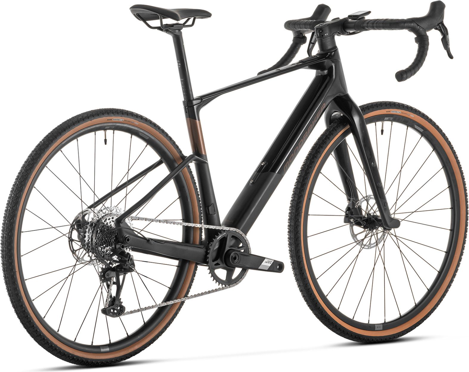 Gravel Bike Électrique Mondraker Dusty R Sram Apex 12V 350Wh 700mm Noir ...
