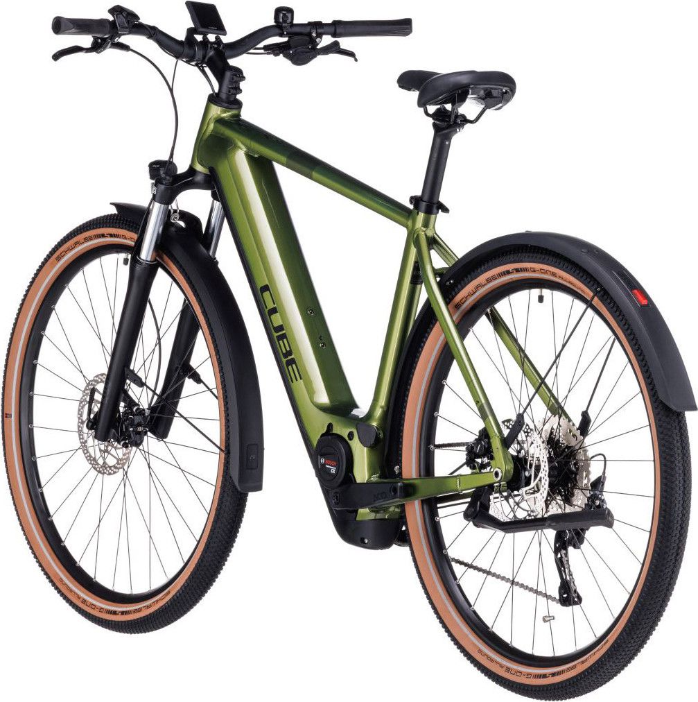VTC Électrique Cube Nuride Hybrid Pro 625 Allroad Shimano Deore 10V 625 Wh 29'' Vert Shinymoss ...