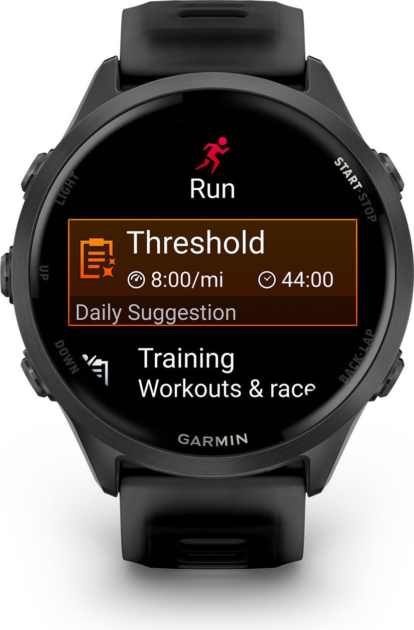 Montre GPS Garmin Forerunner 570 - 47 mm Noir Aluminium Slate ...