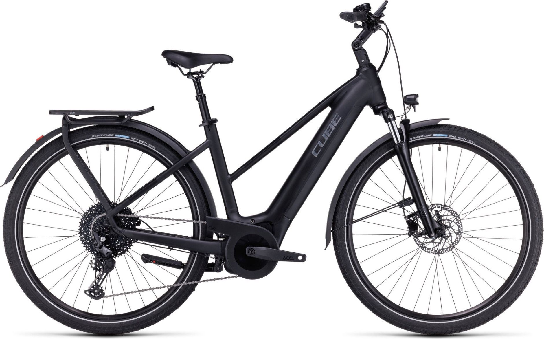 Cube Touring Hybrid Pro 500 Trapeze Elektrische Hybride Fiets Shimano ...