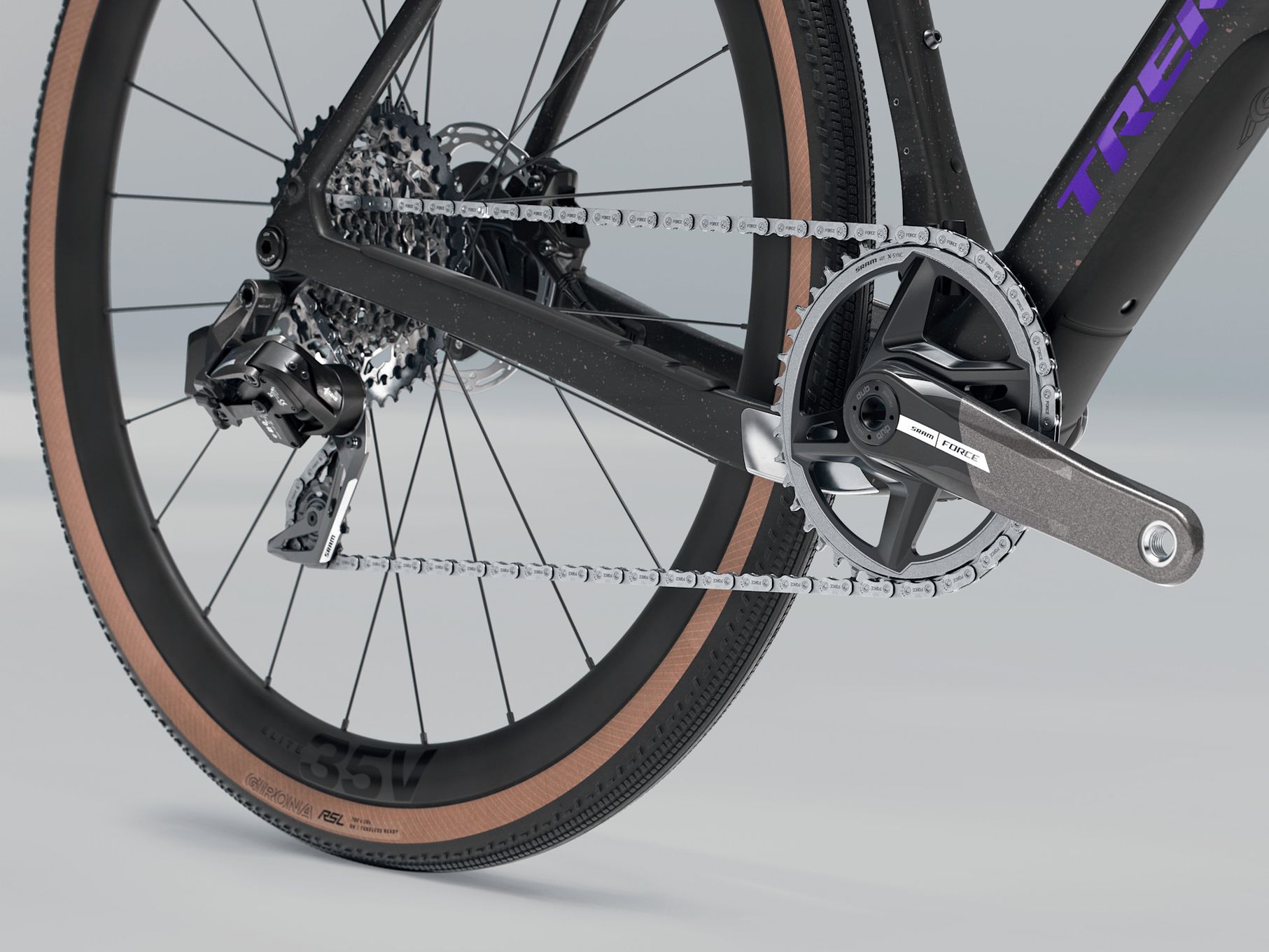 Vélo de Gravel Trek Checkpoint SL 7 Sram Force AXS 12V 700 mm Bronze ...