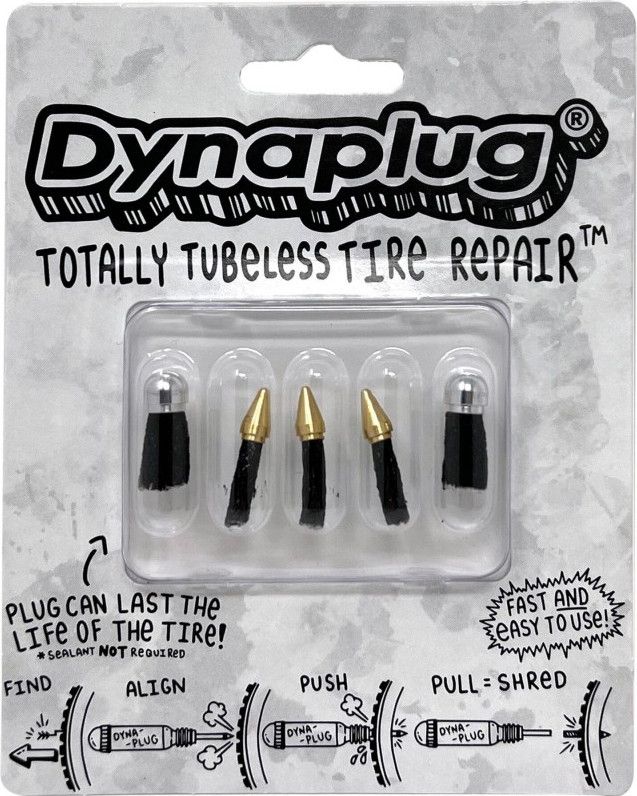 Dynaplug Tubeless Plug Pack 3x Soft Nose en 2x Mega Plugs Reparatieset ...
