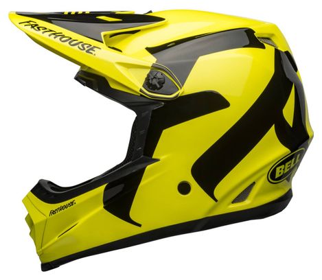 Bell Full 9 Fusion Mips Full Face Helmet Fluo Yellow Black 2021 Alltricks