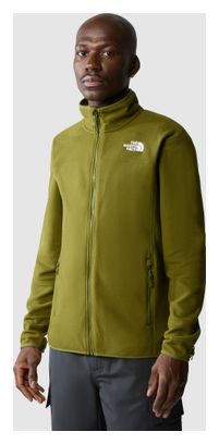 The North Face 100 Glacier Full Zip Fleece Khaki Alltricks
