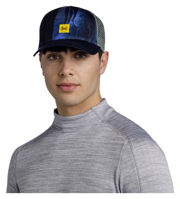 Unisex Buff Logo Trucker Cap Blue/Grey | Alltricks.com
