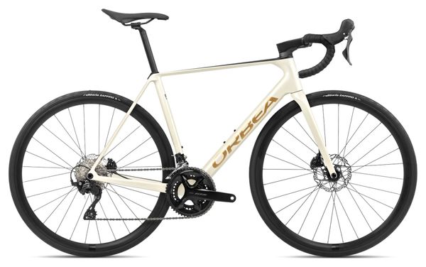 Orbea Orca M30 Road Bike Shimano 105 12S 700 mm Ivory White Burgundy Red 2024 | Alltricks.com