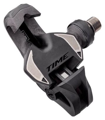 Time XPRO 12 Clipless Pedals Q factor 57 mm Wide Carbon Black Silver Alltricks