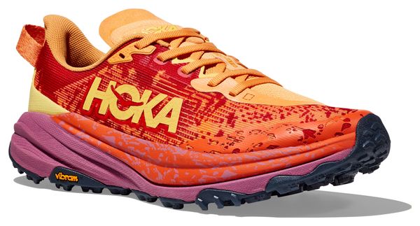 Chaussures Trail Hoka Speedgoat 6 Orange/Rose Homme | Alltricks.fr