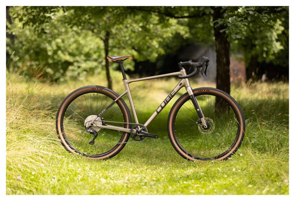 Gravel Bike Cube Nuroad EX Shimano GRX 11V 700 mm Beige Flash Stone ...