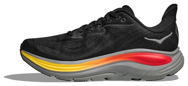 Chaussures Running Hoka Clifton 10 Noir/Orange Homme | Alltricks.fr