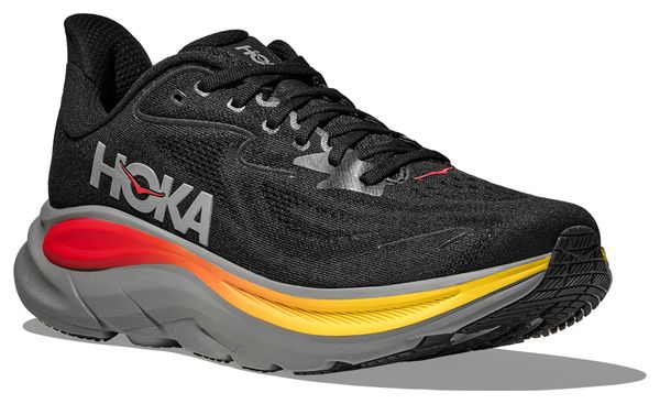 Chaussures Running Hoka Clifton 10 Noir/Orange Homme | Alltricks.fr