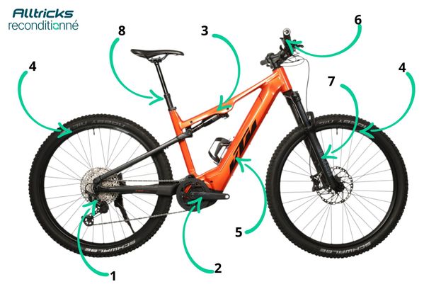 KTM Chacana 792 Electric Mountain Bike with Bosch 85 Nm Motor and 750 ...