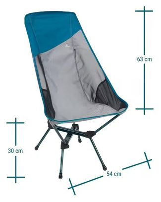Chaise Ultralight Quechua Mh500 XL Bleu | Alltricks.fr