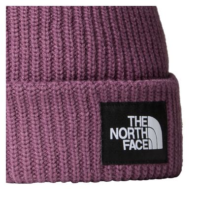 North face purple beanie store