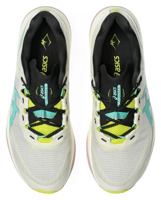 Asics FujiSpeed 4 Beige/Green/Rose Unisex Trail Shoes | Alltricks.com