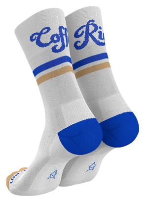 Chaussettes Incylence Ultralight Coffee Ride Blanc/Bleu | Alltricks.fr