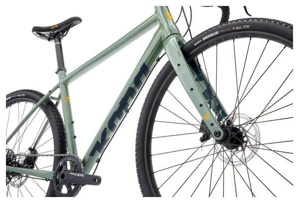 Gravel Bike Kona Libre Aluminium Sram Apex 11V Gloss Metallic Vert 2023 | Alltricks.fr