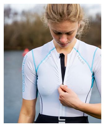 Combinaison Trifonction Femme Huub Anemoi 2 SUB22 Blanc / Noir | Alltricks.fr