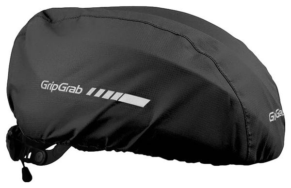 GripGrab Waterproof Hi Vis Helmet Cover Black Alltricks