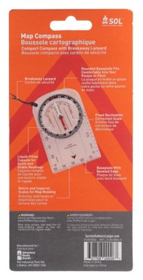 Boussole SOL Map Compass | Alltricks.fr