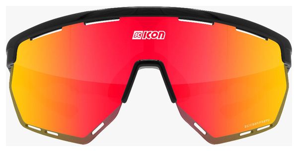 Lunettes SCICON Aerowing Noir / Rouge Miroir | Alltricks.fr