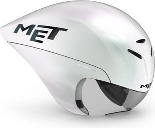 MET Drone Chrono Helmet Iridescent White | Alltricks.com