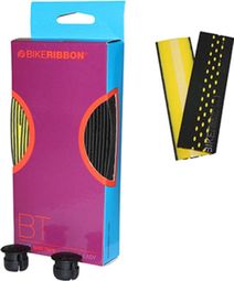 Ruban de guidon Bike Ribbon drop noir-jaune | Alltricks.fr