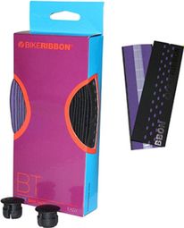 Ruban de guidon Bike Ribbon drop noir-violet | Alltricks.fr