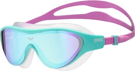Masque de natation verres miroirs Arena The One Jr Mirror Violet/Bleu ...
