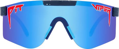 Pair of Pit Viper The Basketball Team Double Wide Blue Goggles ...