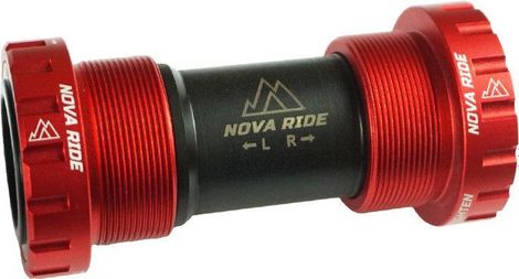 Boitier de pédalier Nova Ride BSA Rouge | Alltricks.fr