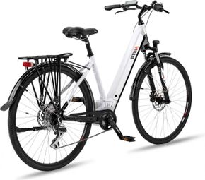 BH Atom City Wave Hybrid City Bike Shimano Acera 8S 500 Wh 700 mm White ...