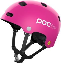 Poc Pocito Crane Mips Fluorescent Pink Helmet | Alltricks.com