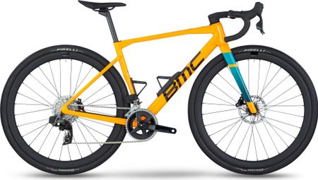 BMC Kaius 01 Three Gravel Bike Sram Rival eTap AXS 12S 700 mm Saffron ...