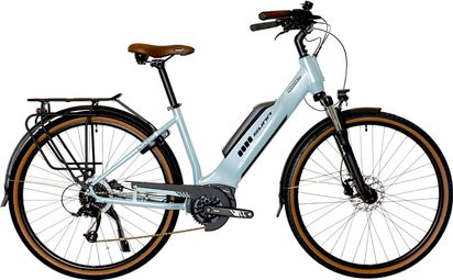 Vélo d'Exposition - Vélo de Ville Électrique Sunn Urb Start Microshift 8V 400 Wh 700 mm Bleu Mat ...