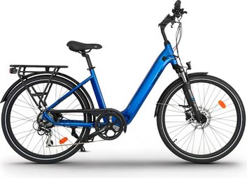 UB100 | Ebike Urbain Polyvalent | Autonomie jusqu'à 140 km | Bleu | 26" | Alltricks.fr