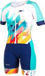 Trifunktion Z3rod Racer TTSUIT Kubik Block Blau Weiß | Alltricks.de